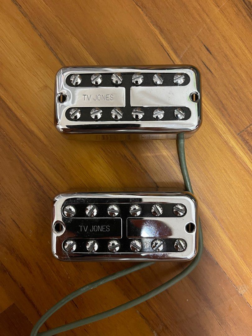 TV Jones Powertron pickups: neck and bridge, Hobbies & Toys, Music ...