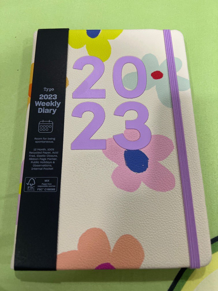 Typo 2023 Weekly Dairy, Everything Else on Carousell