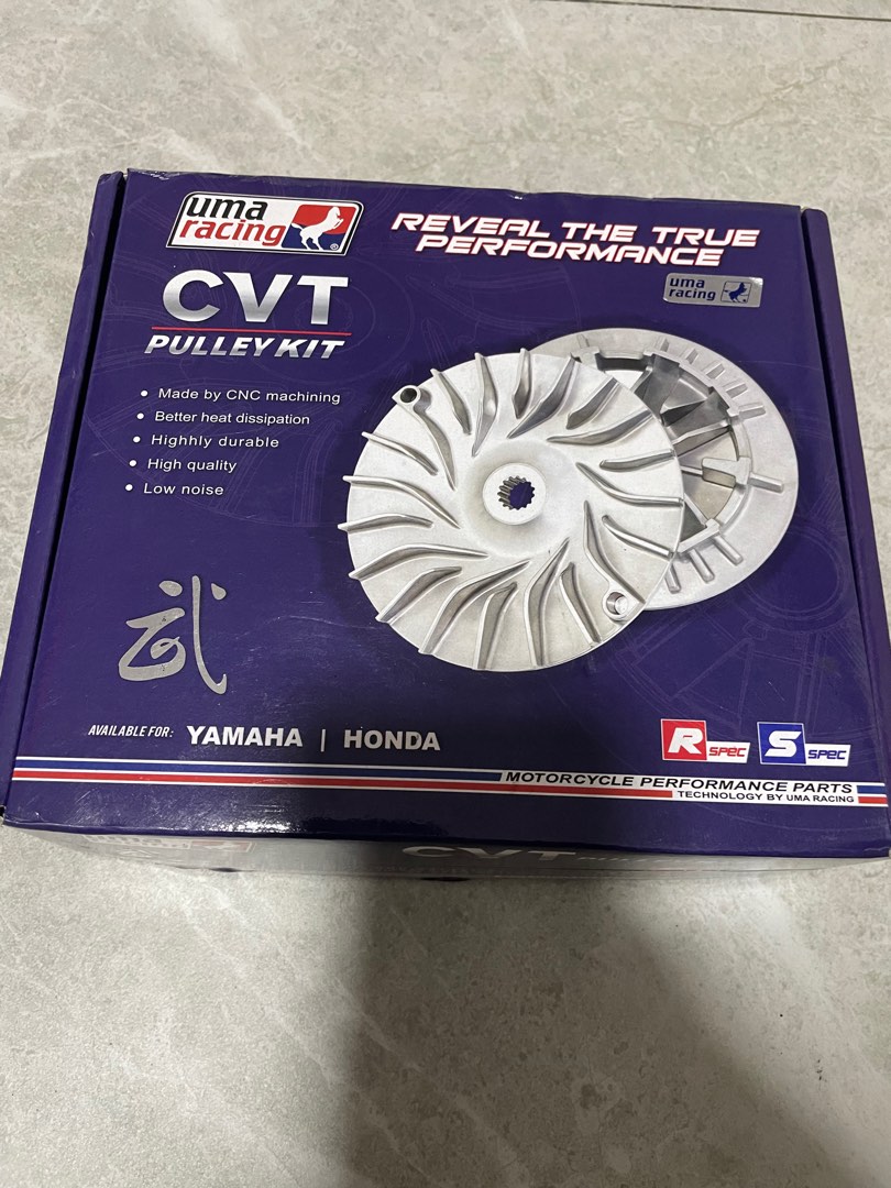 Uma racing cvt pulley kit for nmax/nvx, Motorcycles, Motorcycle ...
