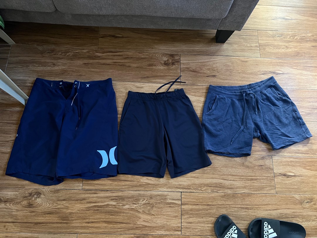 Uniqlo x hurley short original, Men's Fashion, Bottoms, Shorts on Carousell
