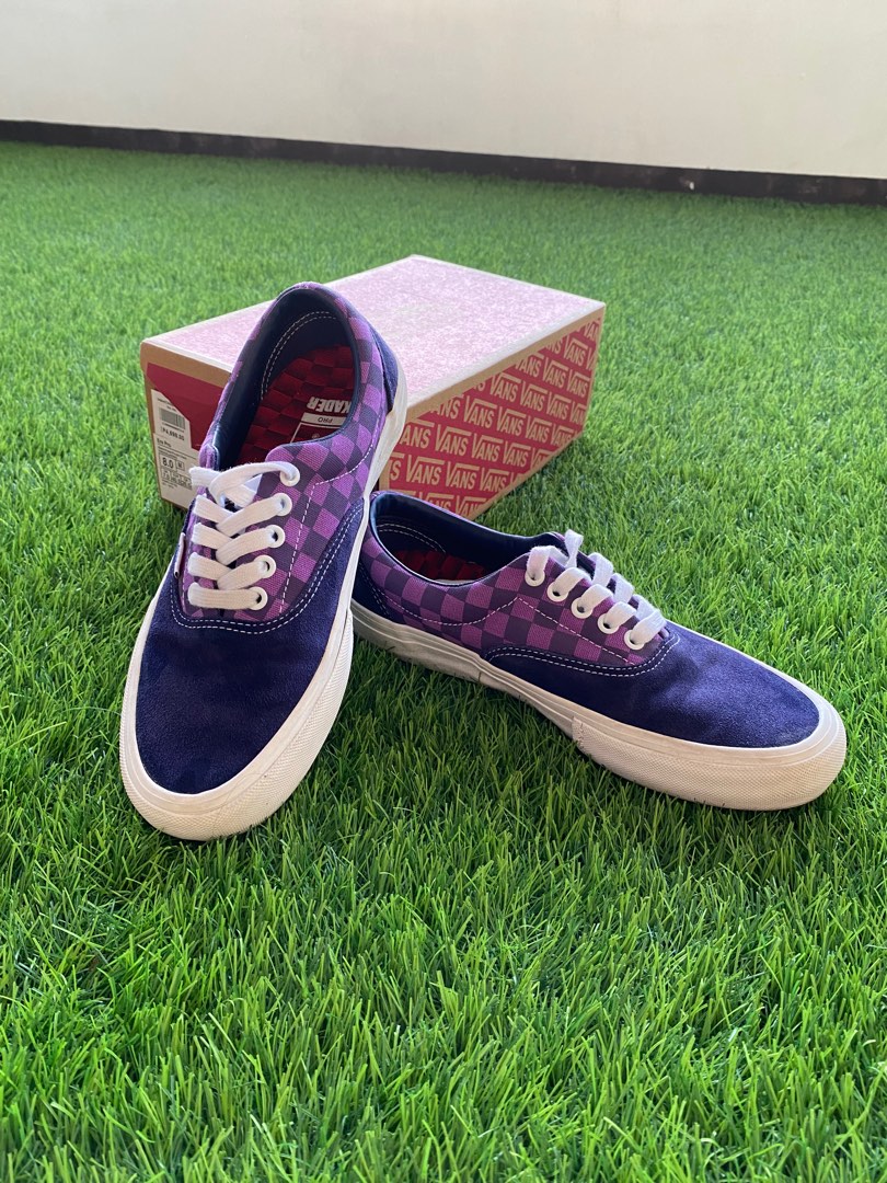 Vans Baker Kader/Purple Check, Men's Fashion, Footwear, Sneakers on ...