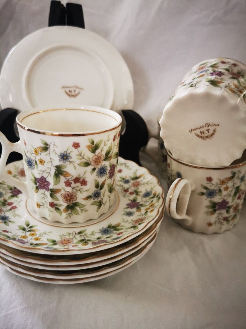 Venus China Noritake cups and saucers, Hobbies & Toys, Memorabilia & Collectibles, Vintage ...