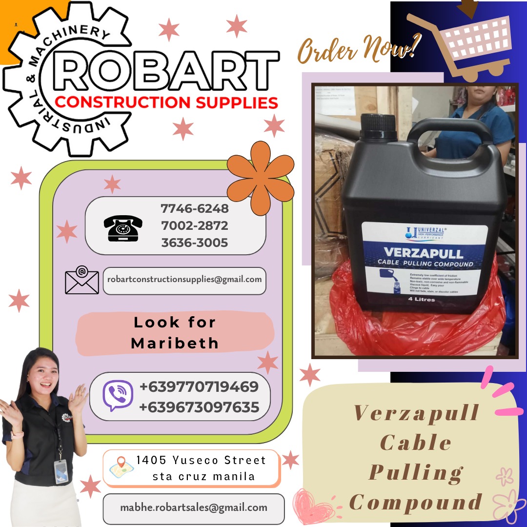 Verzapull Cable Pulling Compound, Commercial & Industrial, Construction ...