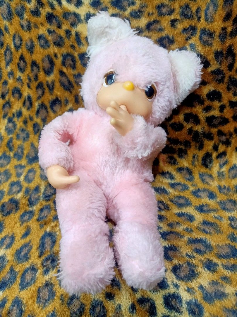 VINTAGE 1980 RUSS FELICIA CAT MONCHICHI CHIKABOO PUSH TOY, Hobbies ...