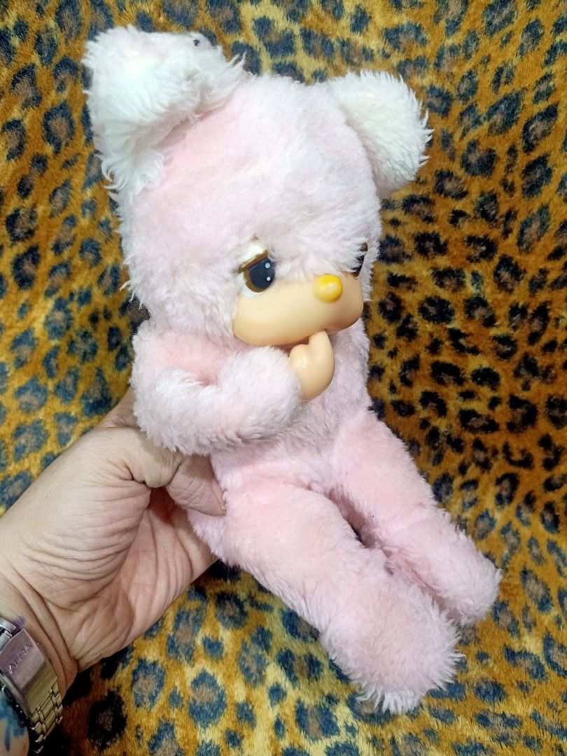 VINTAGE 1980 RUSS FELICIA CAT MONCHICHI CHIKABOO PUSH TOY, Hobbies ...