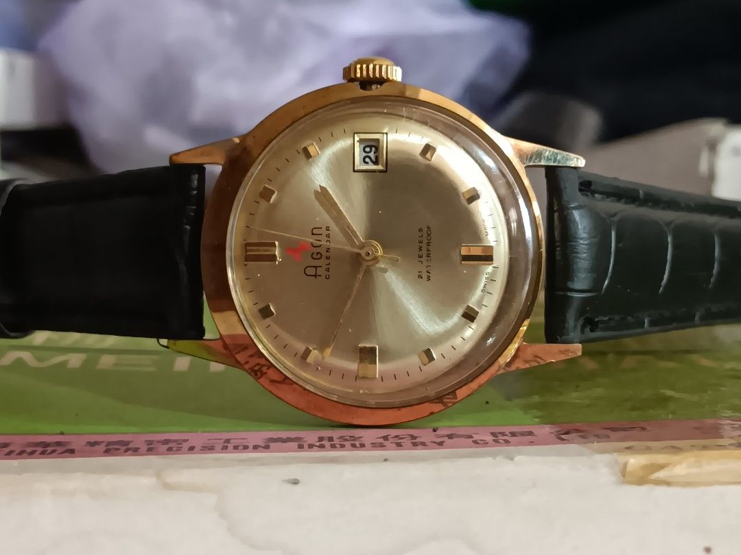 Vintage Agon gent watch, Hobbies & Toys, Collectibles & Memorabilia ...