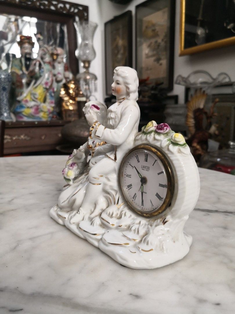 Vintage LANDEX Porcelain Royal Crafted Clock, Hobbies & Toys ...