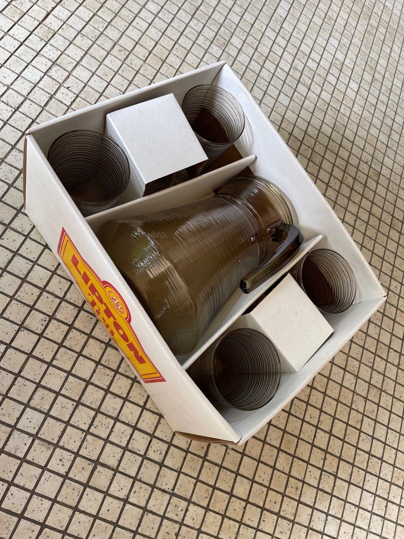 Vintage Lipton Tea Pitcher Jug Set, Hobbies & Toys, Memorabilia ...