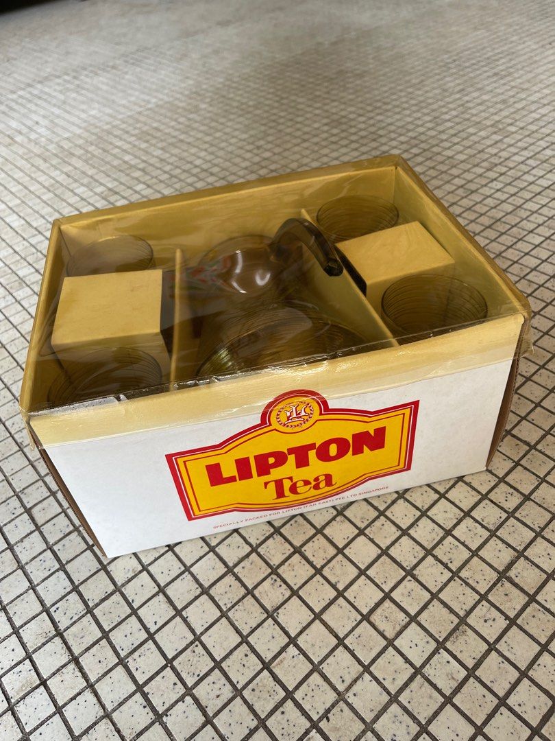 Vintage Lipton Tea Pitcher Jug Set, Hobbies & Toys, Memorabilia ...