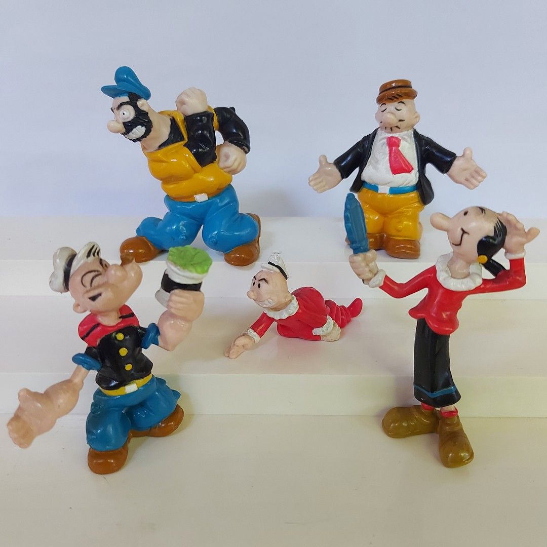Vintage Popeye Set, Hobbies & Toys, Toys & Games on Carousell