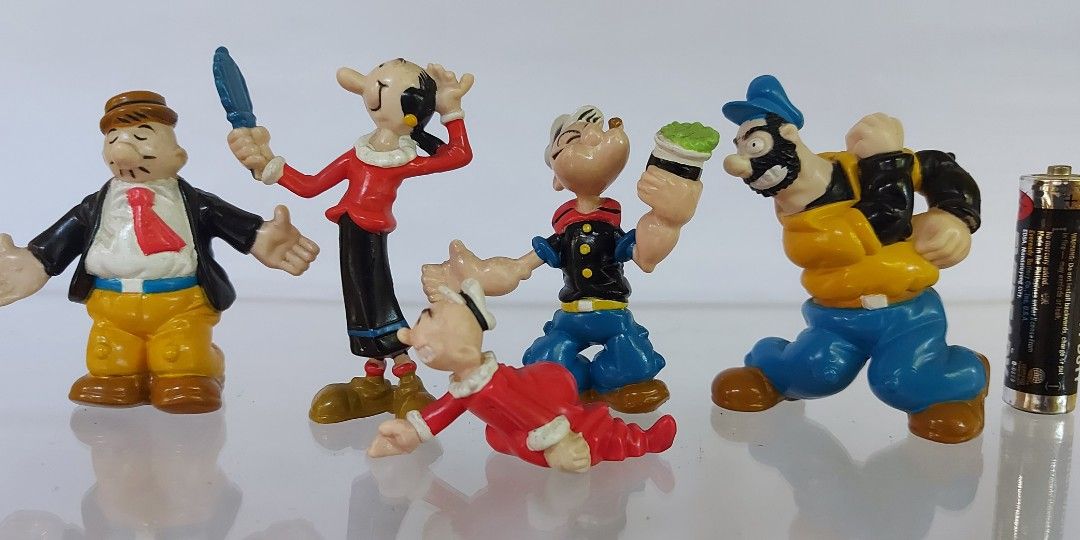 Vintage Popeye Set, Hobbies & Toys, Toys & Games on Carousell