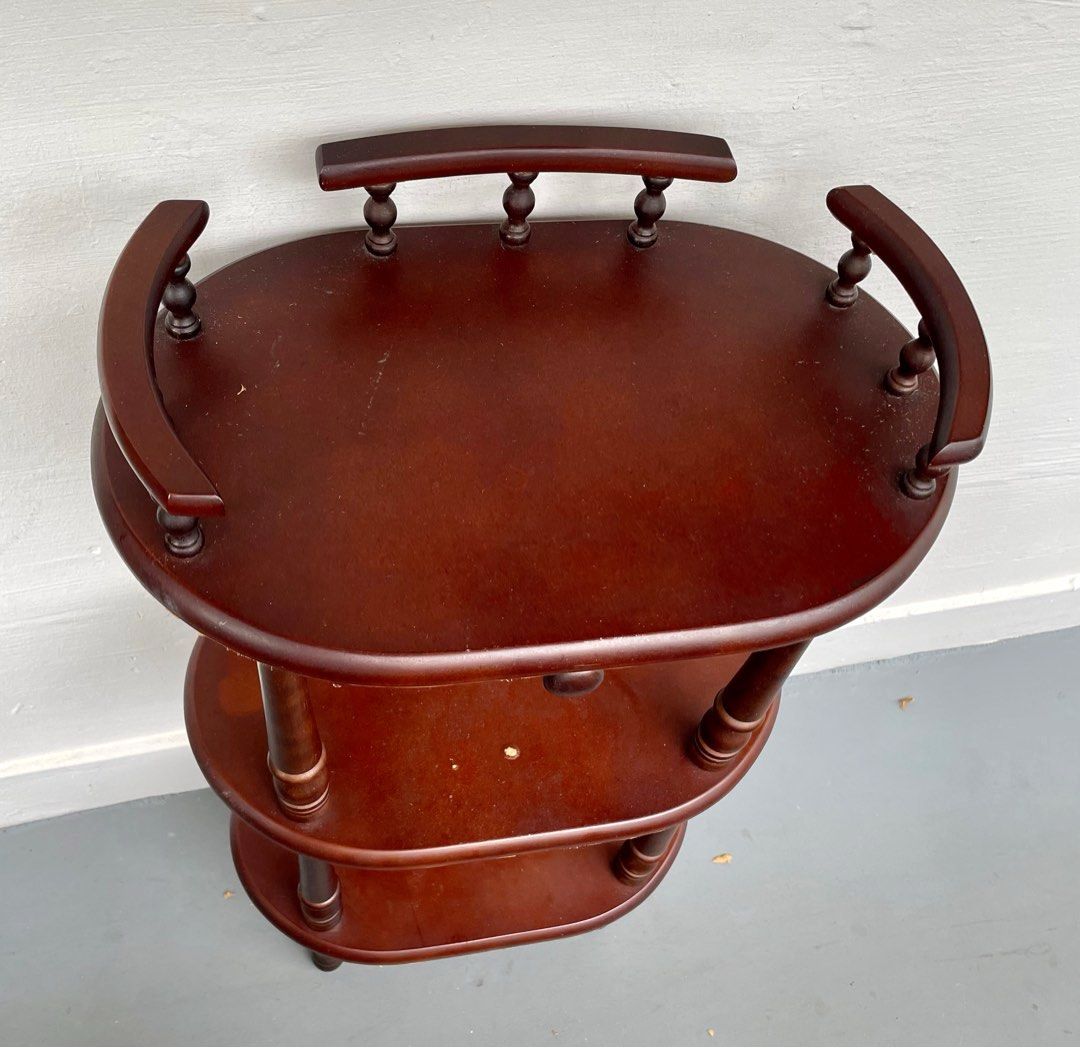 Vintage Retro Wooden Shelf Rack 3-tier display shelves , Hobbies & Toys ...