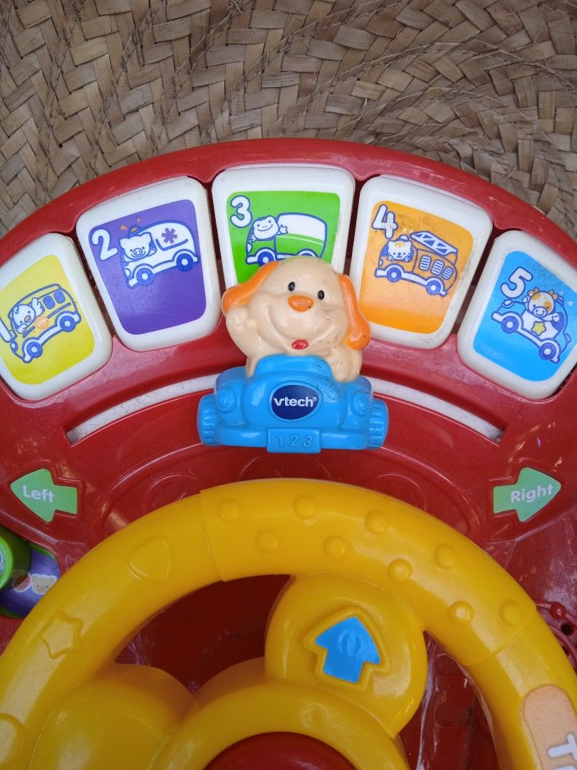 Vtech Tiny Tot Driver, Babies & Kids, Infant Playtime on Carousell