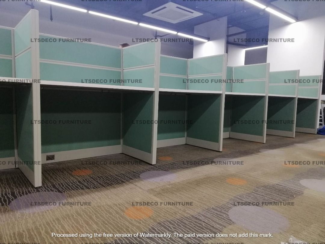 WORKSTATION OFFICE PARTITION AND FURNITURE, Furniture & Home Living ...