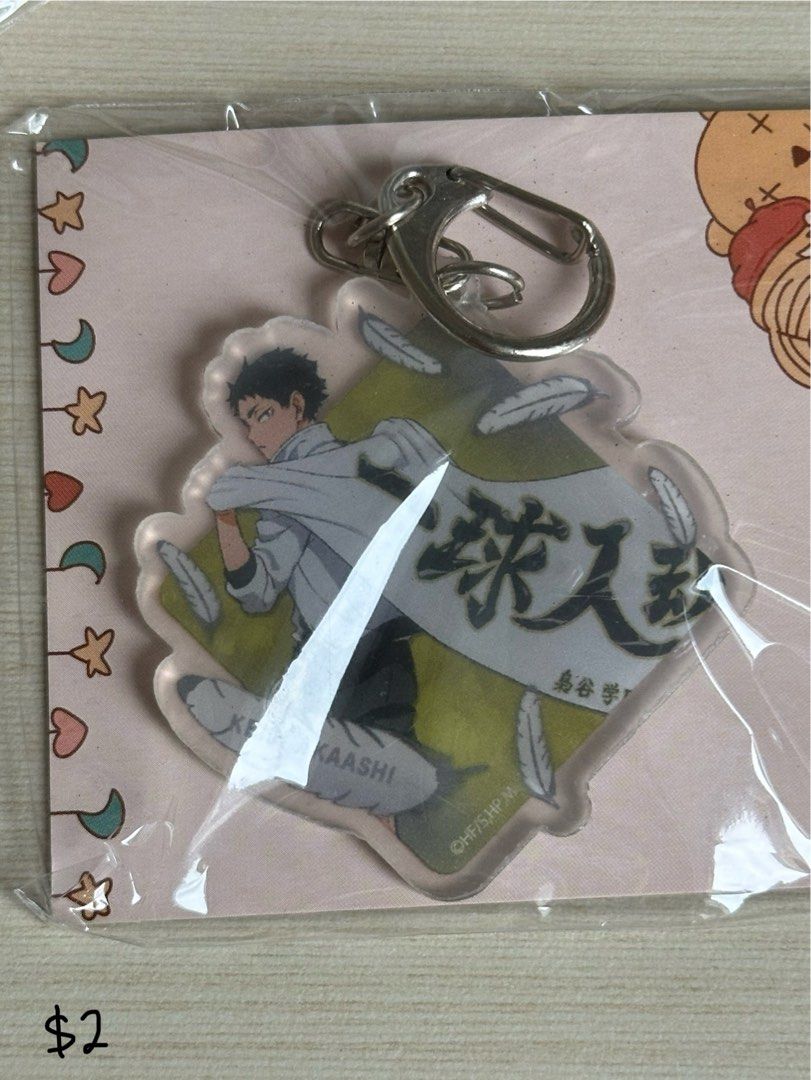 wts/lfb anime & bl keychains and standee (haikyuu, bungou stray dogs ...