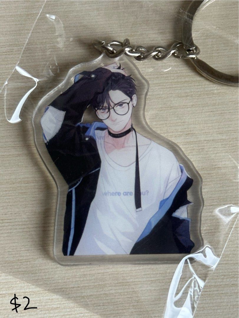 wts/lfb anime & bl keychains and standee (haikyuu, bungou stray dogs ...