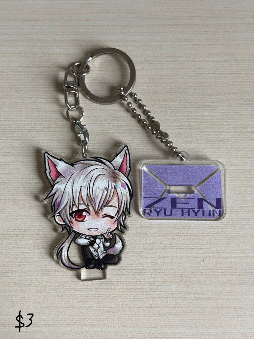 wts/lfb anime & bl keychains and standee (haikyuu, bungou stray dogs ...