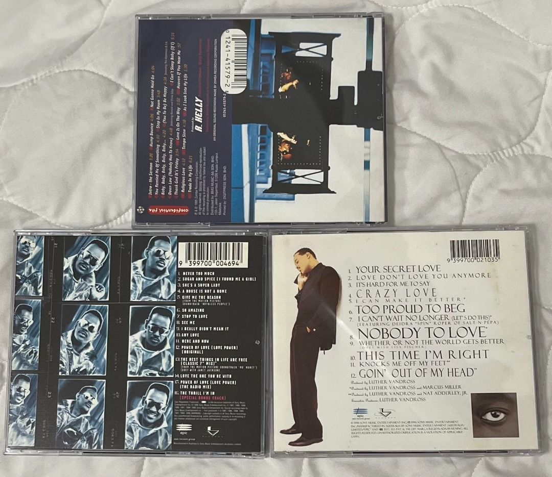 Year ENd Bundle Sale : 3 CLASSIC 90s RnB CD Albums, Hobbies & Toys ...