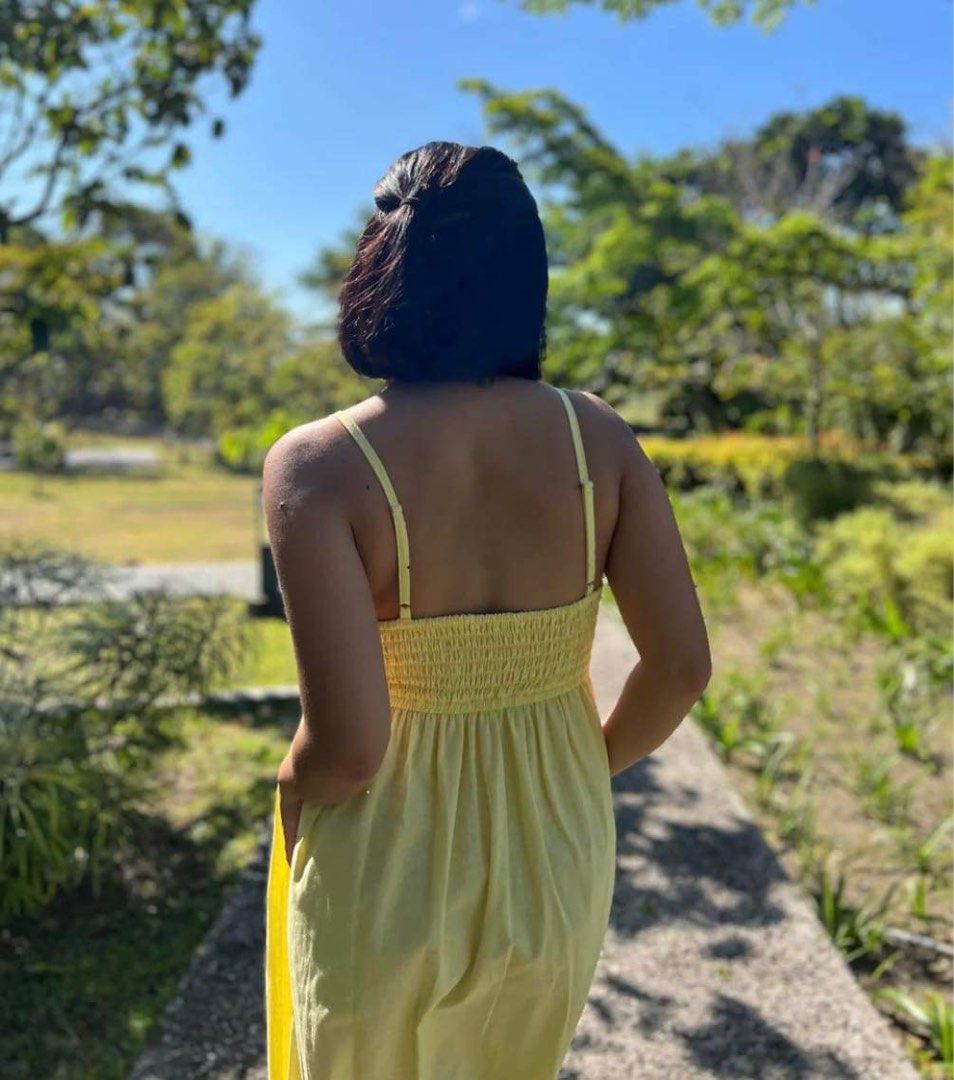 Yellow Sunday Dress, Women's Fashion, Dresses & Sets, Dresses on Carousell