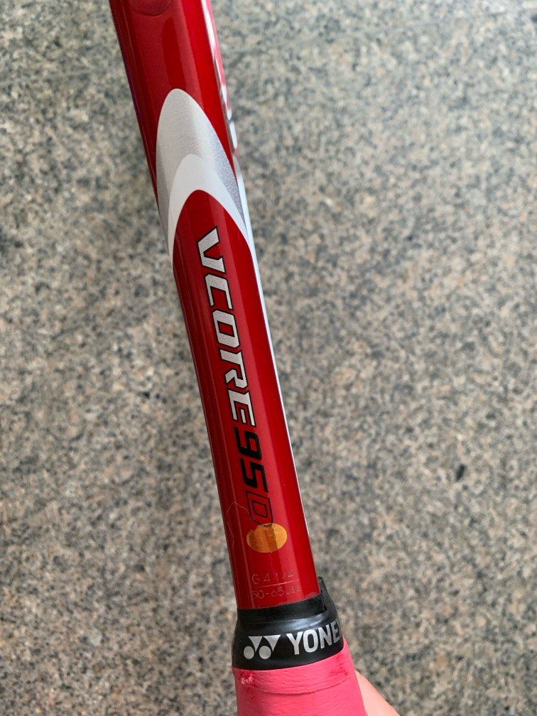 Yonex Vcore 95D, Sports Equipment, Sports & Games, Racket & Ball Sports on Carousell