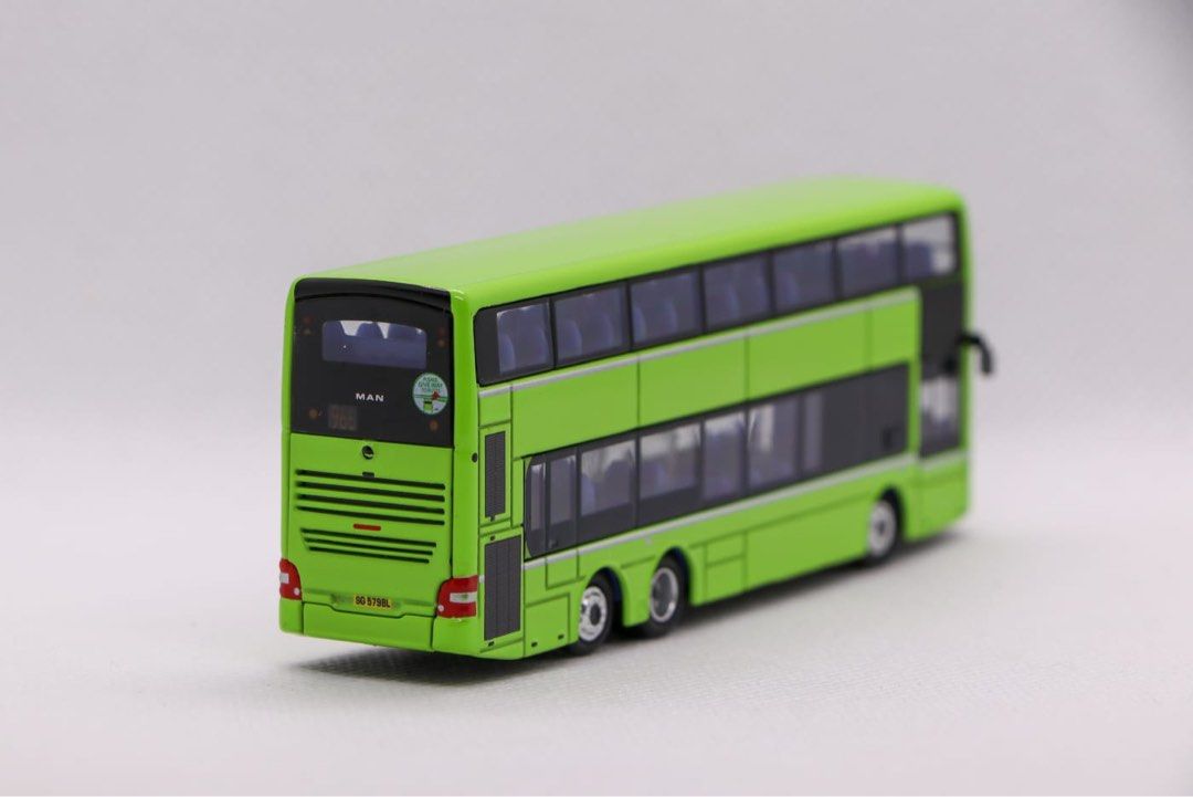 1:120 Green Singapore Double Decker Bus Man A95, Hobbies & Toys, Toys ...