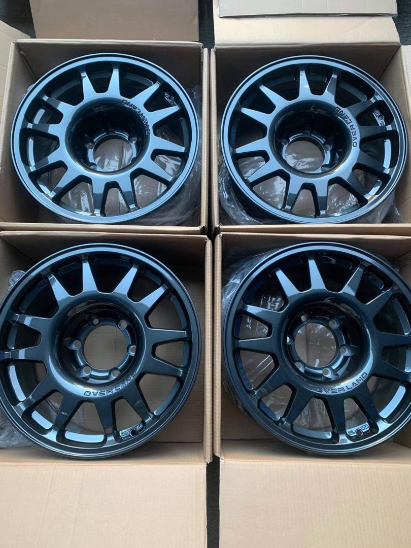 17” Overland Renegade Grey Mags 6Holes pcd 139 Brandnew, Car Parts ...