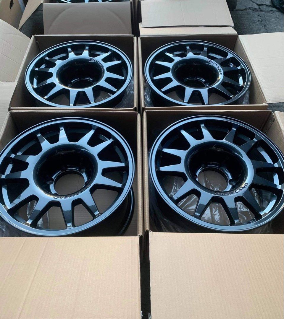 17” Overland Renegade Grey Mags 6Holes pcd 139 Brandnew, Car Parts ...