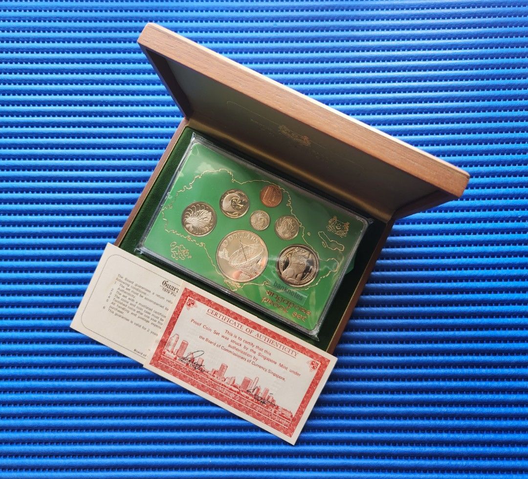 1979 Singapore Proof Coin Set ( 1 Cent, 5, 10, 20, 50 Cents, $1 & $10 ), Hobbies & Toys ...