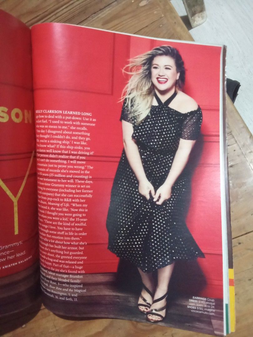 2018 Redbook magazine Kelly Clarkson cover, Hobbies & Toys, Books ...