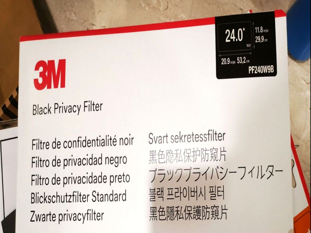 3M privacy screen 24inch and 14", Computers & Tech, Laptops & Notebooks ...