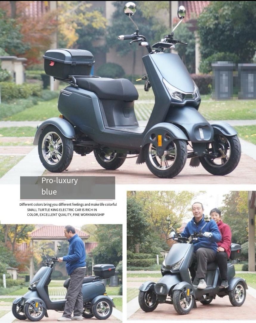 4-Wheel Low-Speed Mobility Scooter with 60v/72v Lithium Battery and a ...
