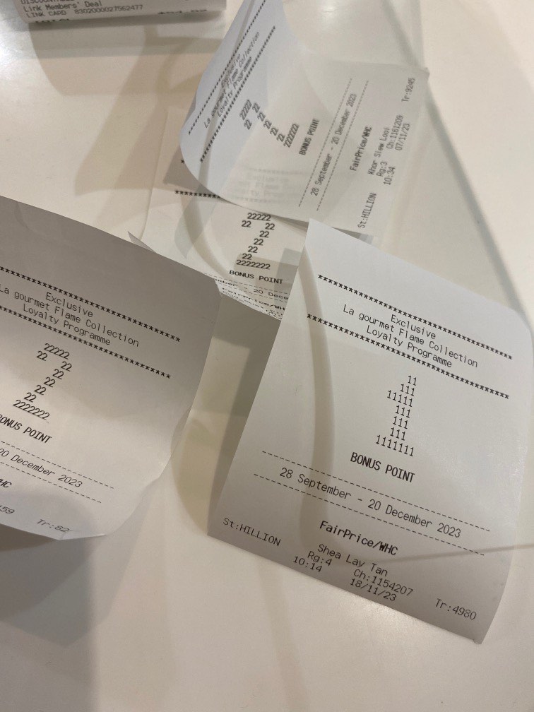 5 points for $1. NTUC Bonus Points la gourmet flame collection, Tickets ...