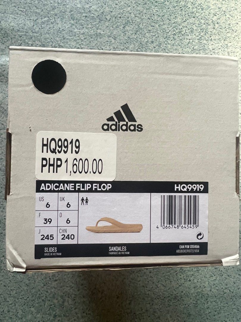 Adidas Flip flop, Women's Fashion, Footwear, Slippers and slides on ...