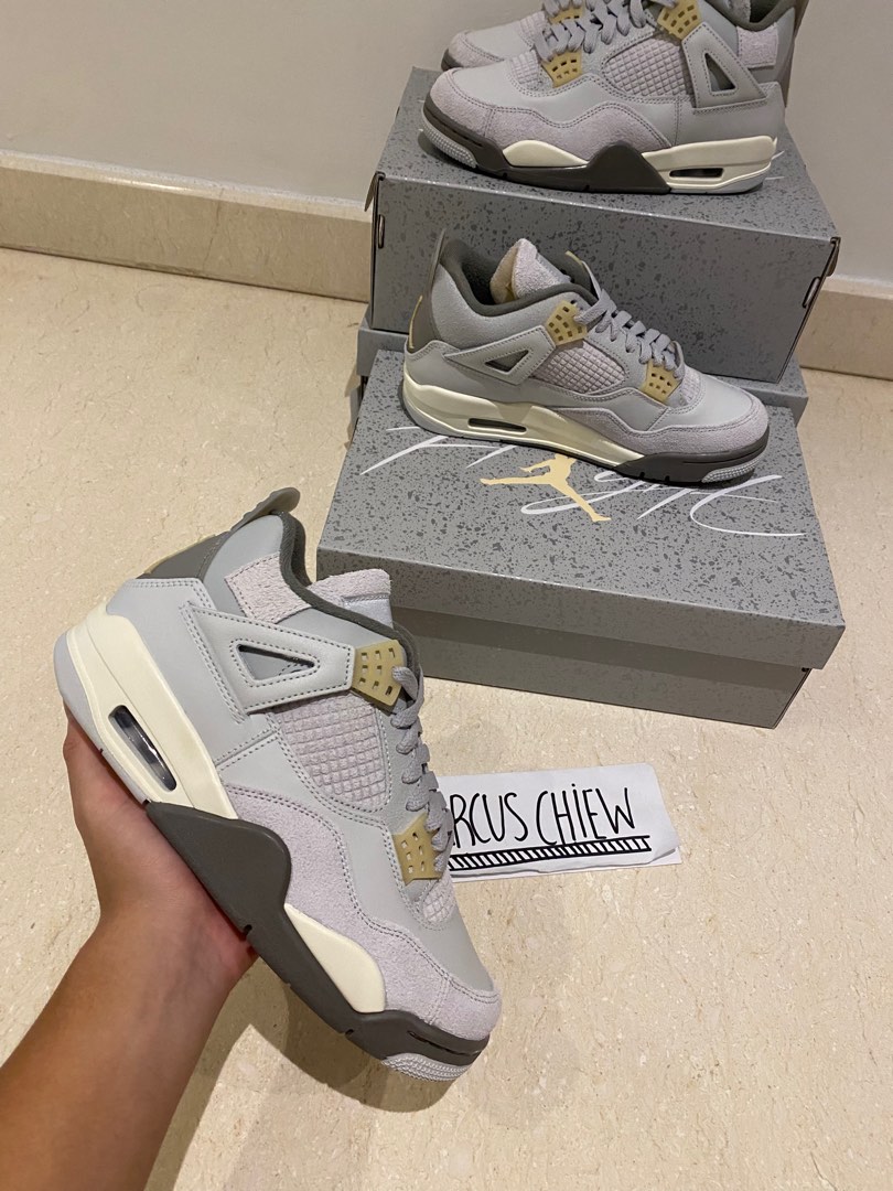 AJ4 Air Jordan 4 Craft SE, Men's Fashion, Footwear, Sneakers on Carousell