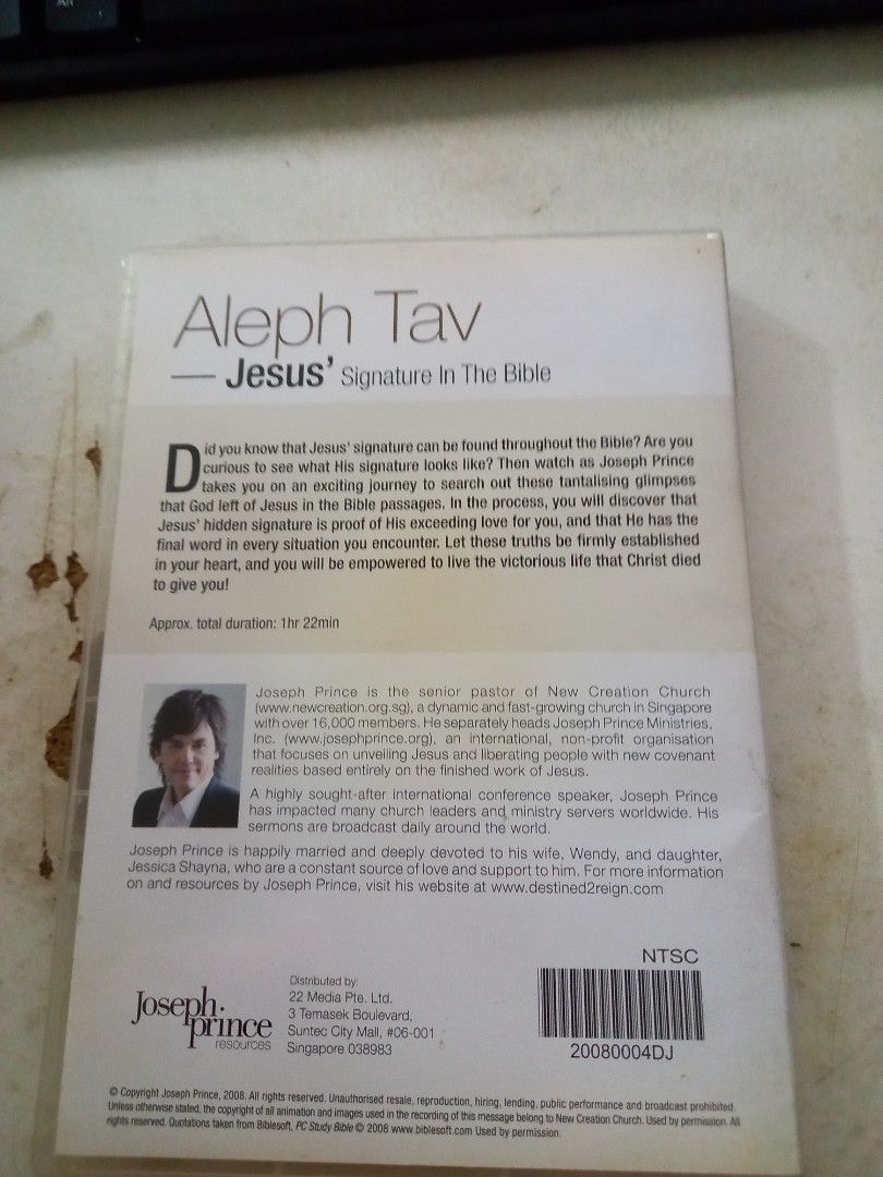 Aleph Tav - Jesus' Signature in the Bible, Hobbies & Toys, Books & Magazines, Religion Books on ...