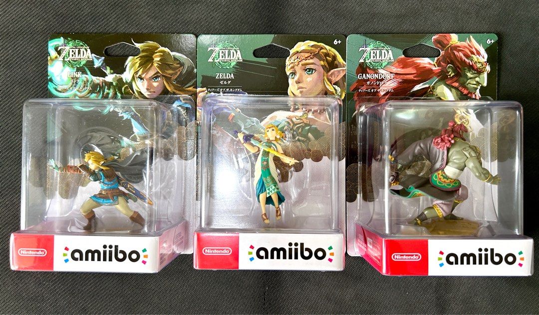Amiibo Zelda/Link/Ganondorf (Tears of the Kingdom) - The Legend of Zelda Nintendo Switch Amiibo ...