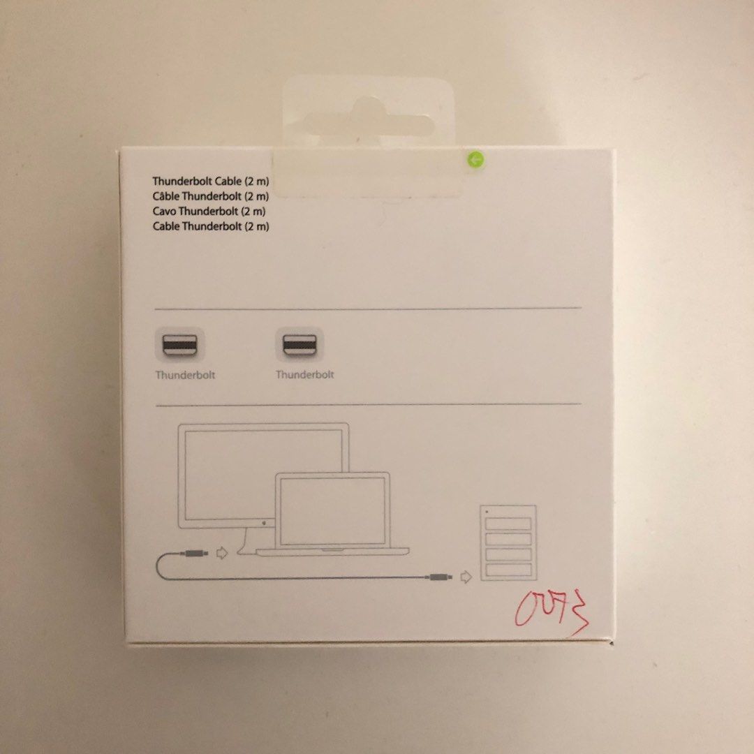 Apple Thunderbolt Cable (2m), Computers & Tech, Parts & Accessories, Cables & Adaptors on Carousell