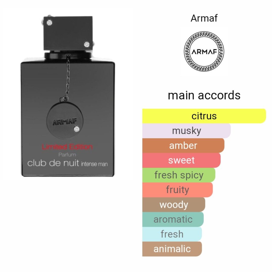 ARMAF Club de Nuit Intense Men LIMITED EDITION 105ml Parfum, Beauty ...