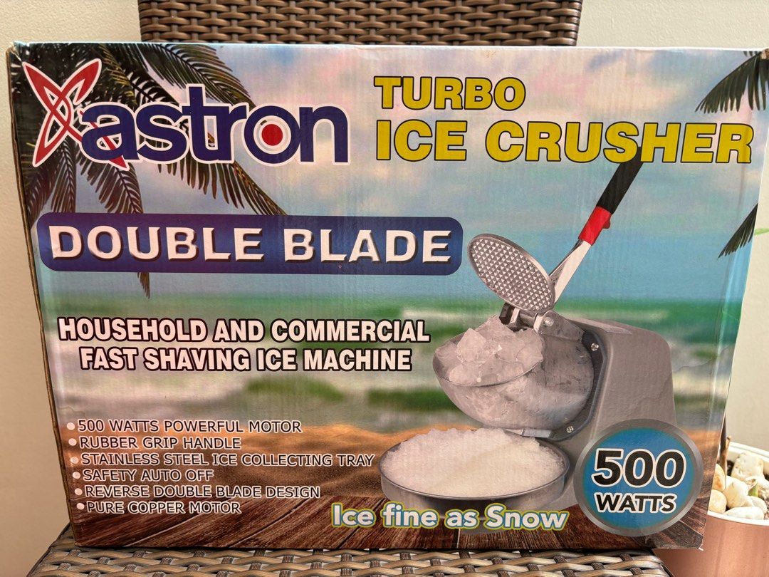Astron Turbo Ice Crusher Double Blade 500 watts, Commercial ...