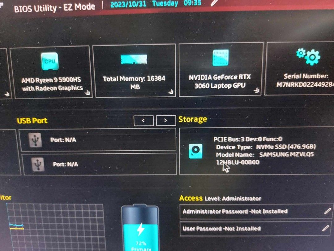 ASUS ROG ZEPHYRUS G14 (2021) MOONLIGHT WHITE WITH ANIMATRIX, Computers ...
