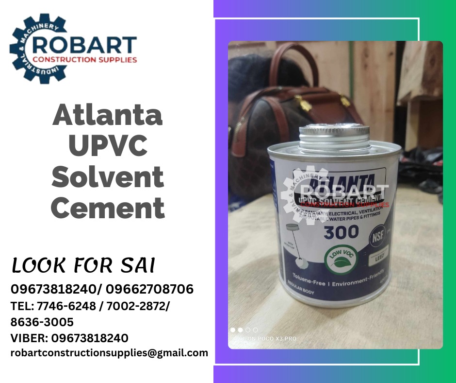Atlanta UPVC Solvent Cement with Brush @ Plastic Container, Commercial ...