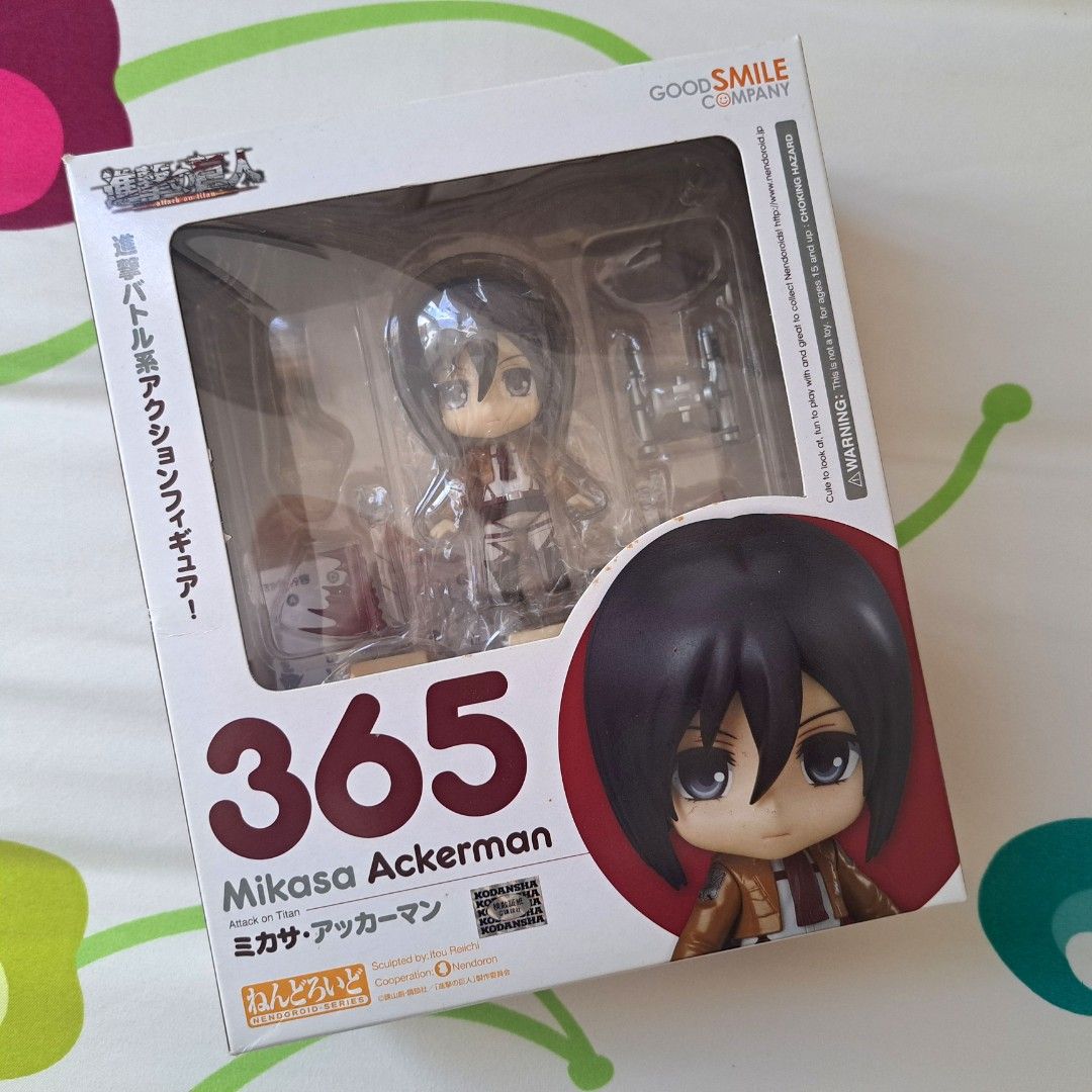 Attack on Titan AOT Mikasa Ackerman Nendoroid, Hobbies & Toys ...