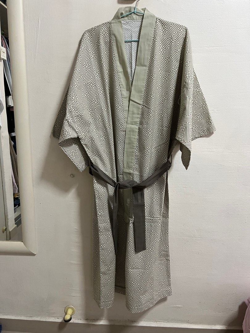 Bathrobe Yukata, Women's Fashion, Coats, Jackets and Outerwear on Carousell