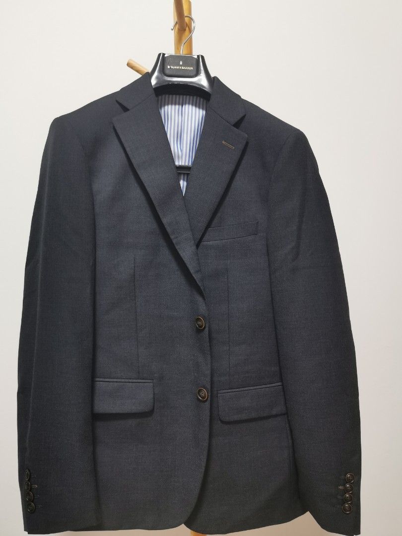 Benjamin Barker Blazer Charocal Yoshimasa, Men's Fashion, Coats ...
