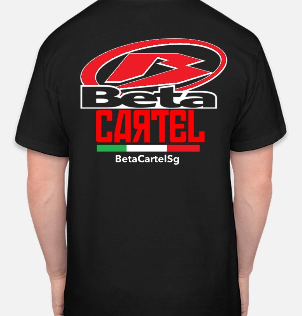 Beta T-shirt, Motorcycles, Motorcycle Accessories on Carousell