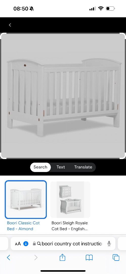 Boori country cot and changing table, Babies & Kids, Baby Nursery ...