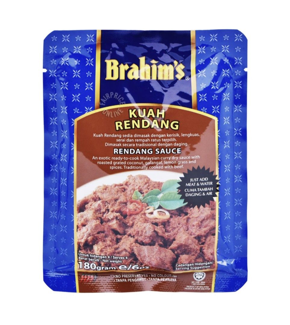 Brahim seasoning spices premix curry seasoning spice sauce pack cooking ...