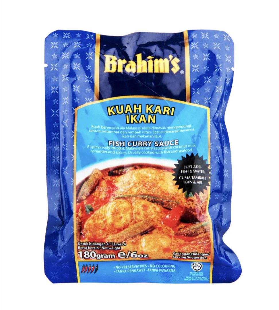 Brahim seasoning spices premix curry seasoning spice sauce pack cooking ...