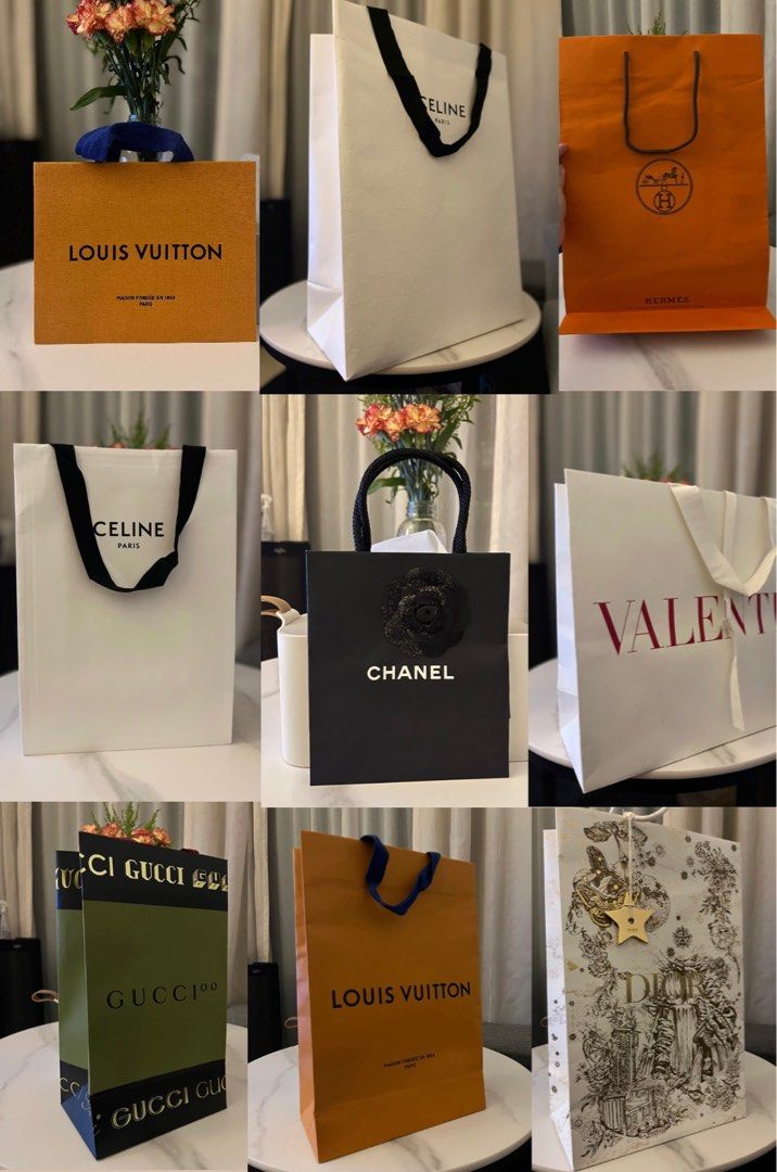 Branded paper bags, Luxury, Accessories on Carousell