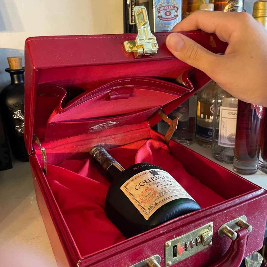 Briefcase Courvoisier Napoleon XO Cognac red rare limited rare vintage ...